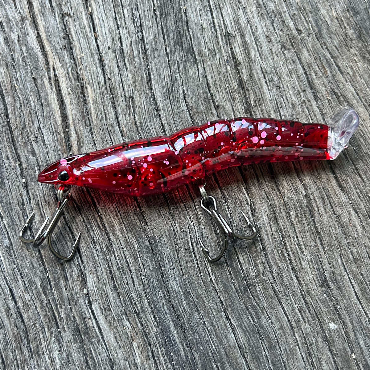 95mm Splash Prawn - Red Devil – Mick Molnar Designs