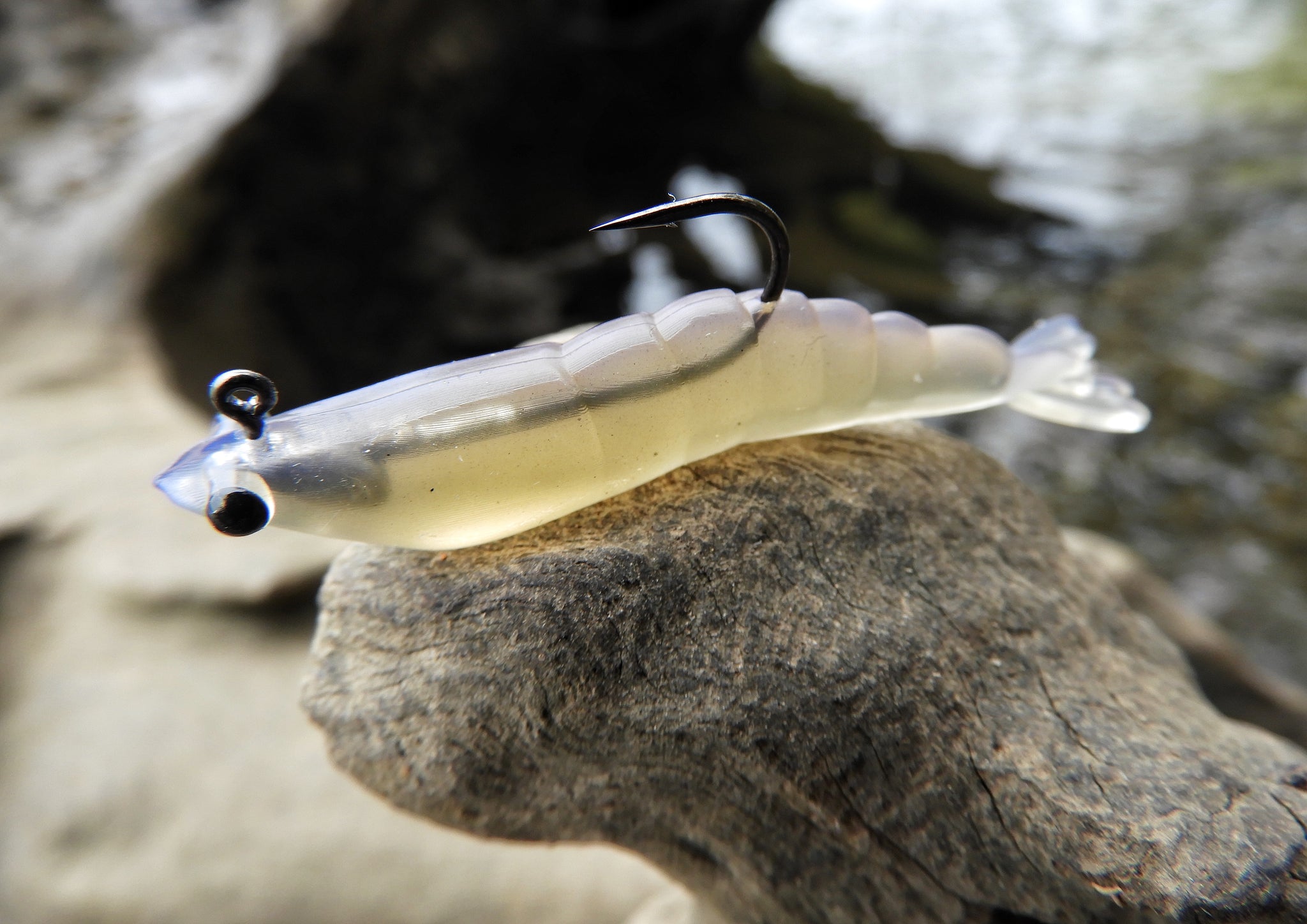 50mm Soft Prawn - 5 pack - Live (light 2.1g) – Mick Molnar Designs